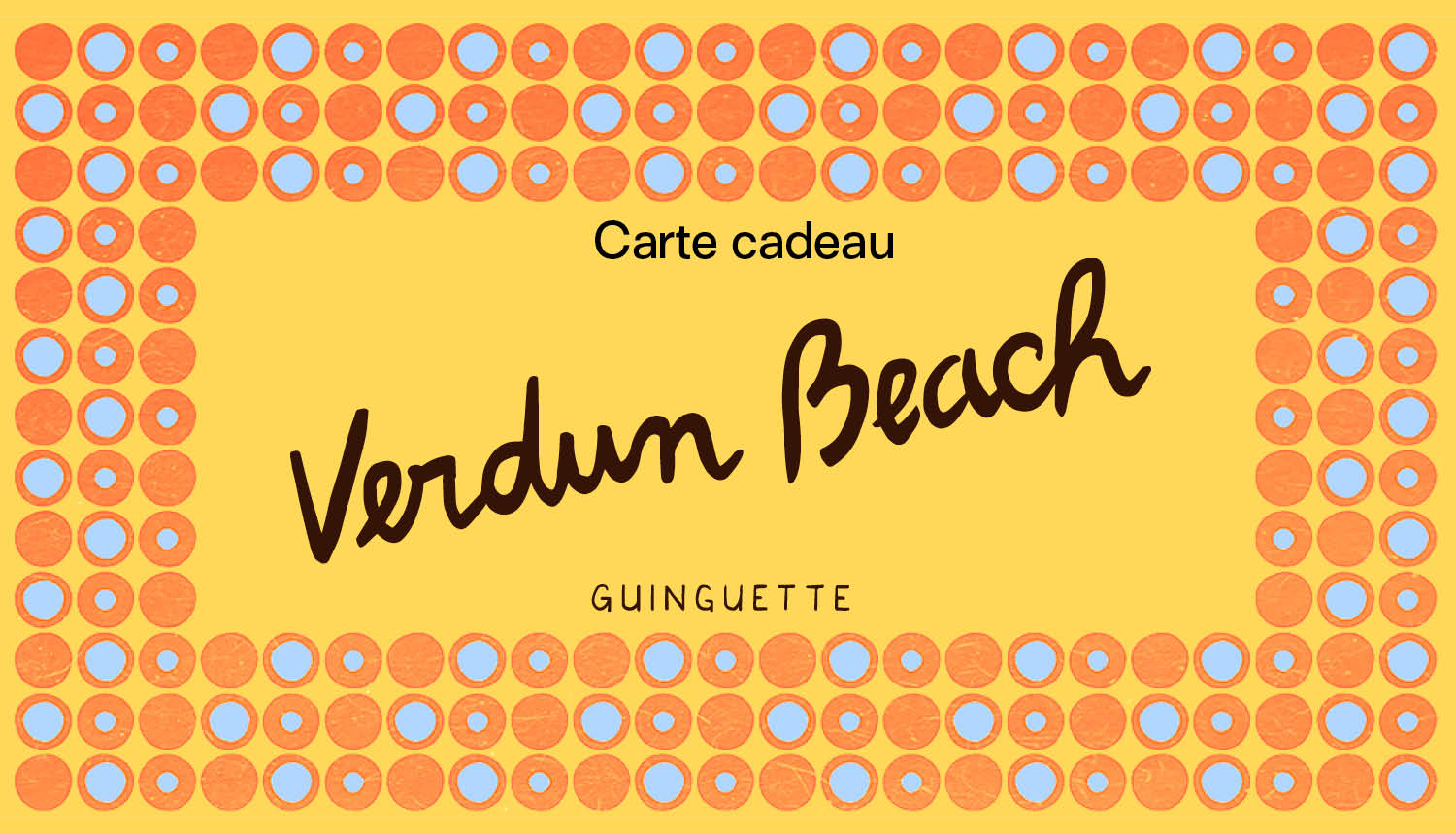 Carte cadeau – Verdun Beach
